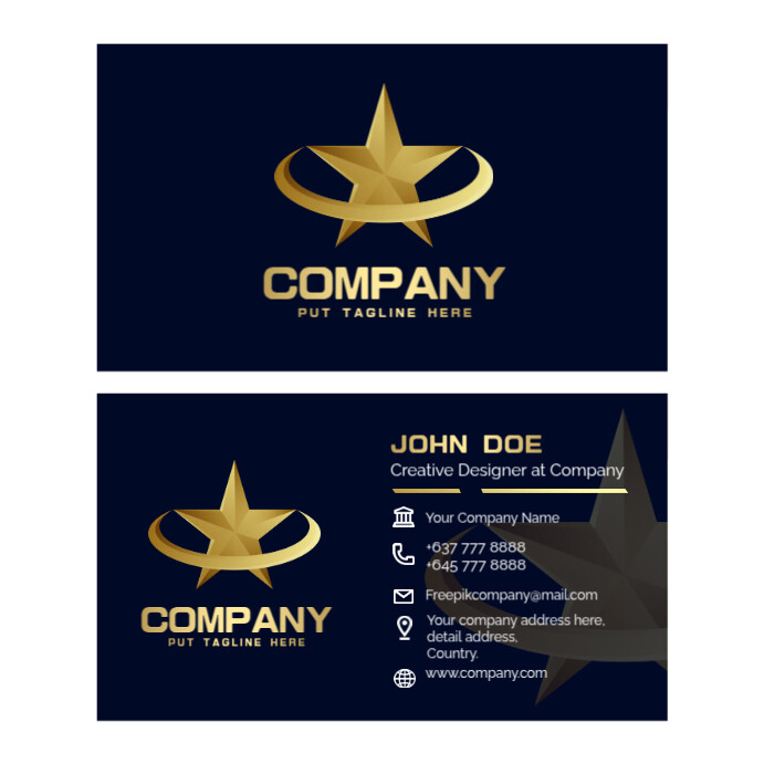 Copy of Company Calling Card | PosterMyWall