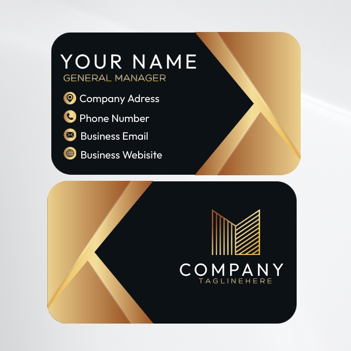 Company Calling Card Template | PosterMyWall