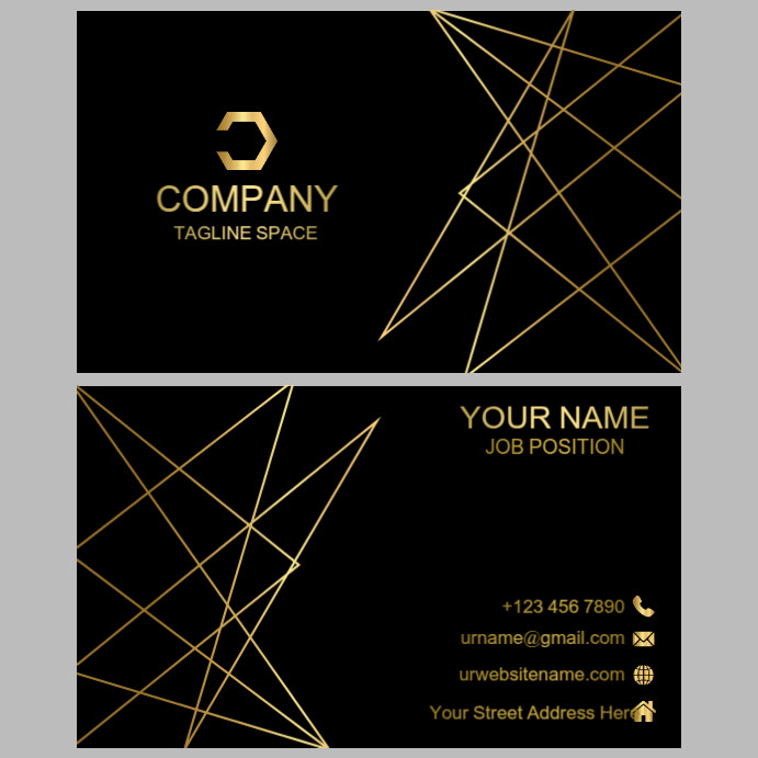 Company Card Design Template | PosterMyWall