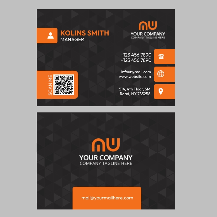 Copy of Company Card Template | PosterMyWall