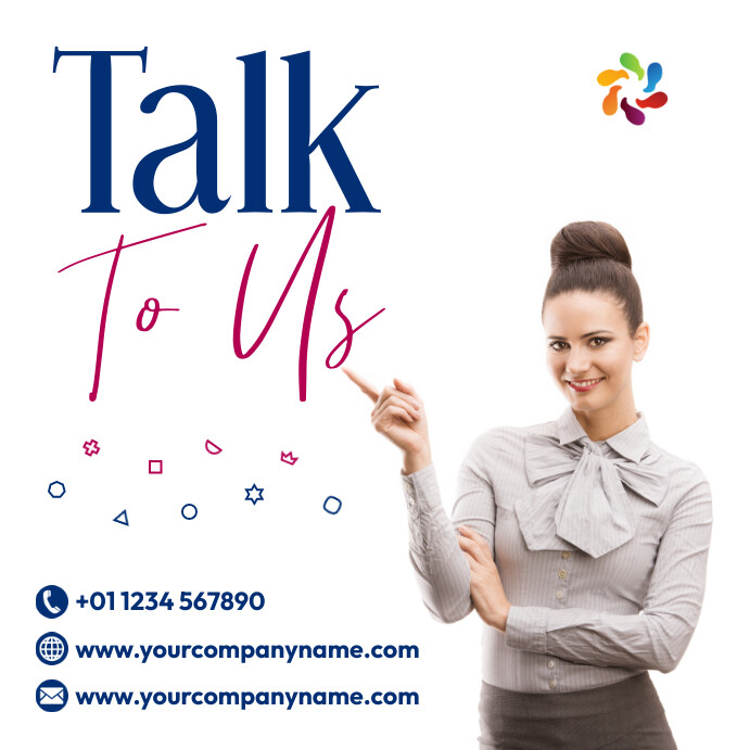 company contact information Template | PosterMyWall