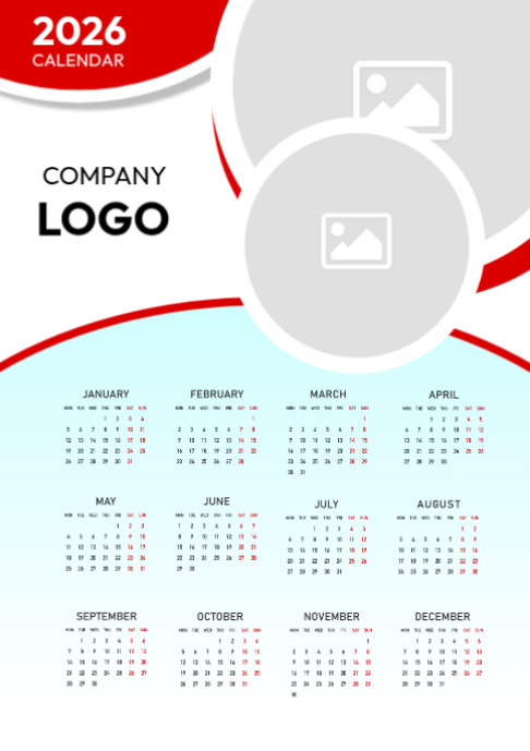 Company corporate calendar Template | PosterMyWall