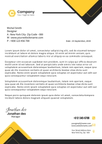 Red Header Template | PosterMyWall