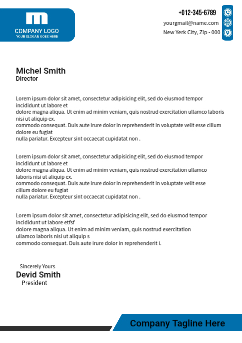 Company Header Template | PosterMyWall