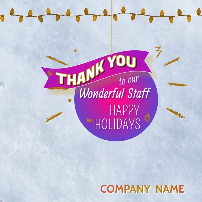 Company Holiday Card Template | PosterMyWall