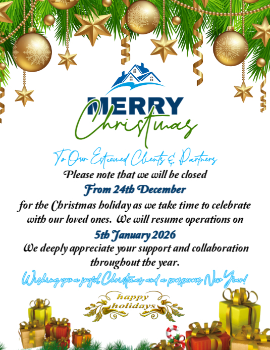 Company Holiday Closure Ad Template | PosterMyWall