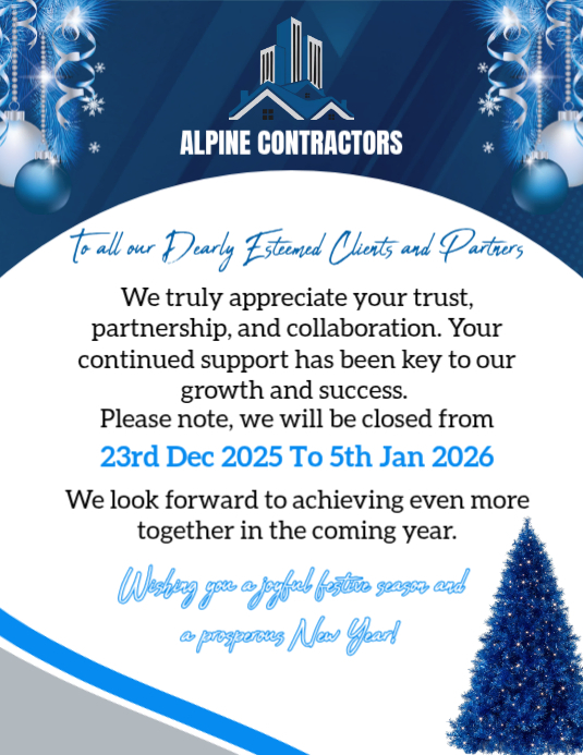 Company Holiday Closure Ad Template | PosterMyWall