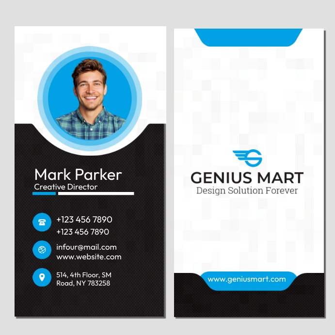 Company ID Template | PosterMyWall
