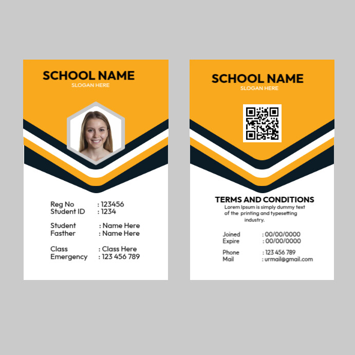 Company ID Template | PosterMyWall