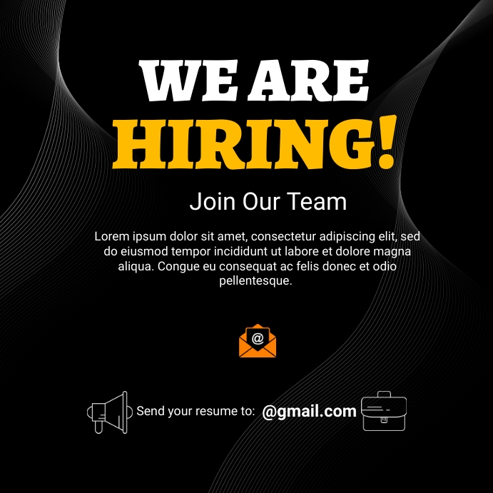 Company Job Template | PosterMyWall