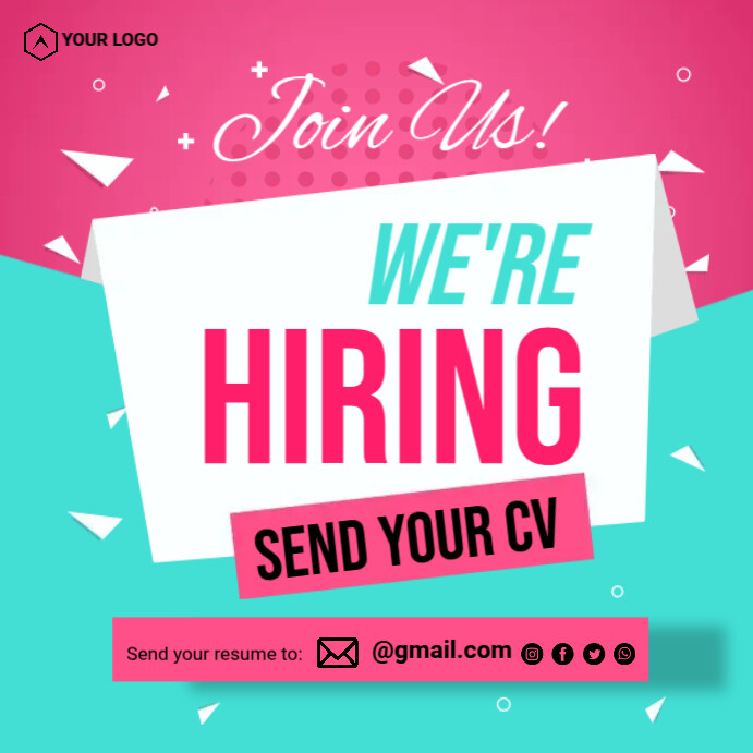 Company Job Template | PosterMyWall