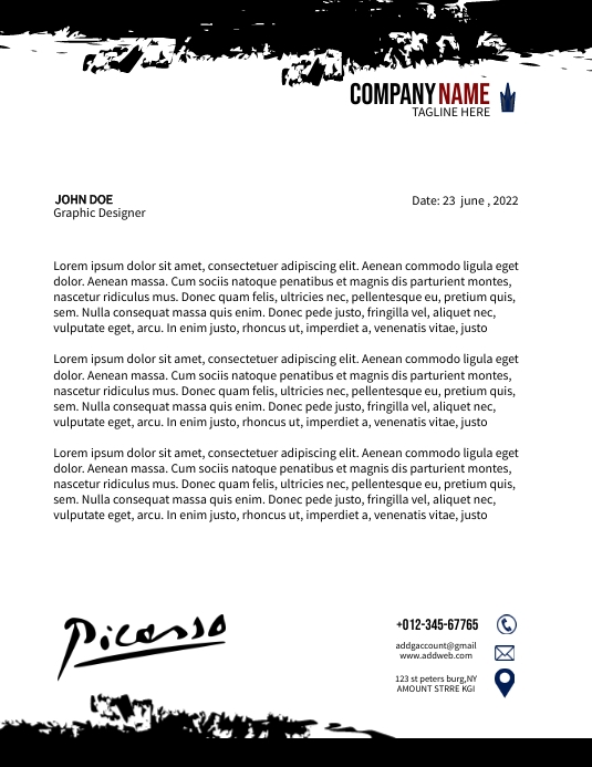 Copy of Company letter head (3) | PosterMyWall