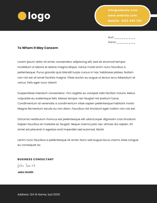 company letterheads designs Template | PosterMyWall