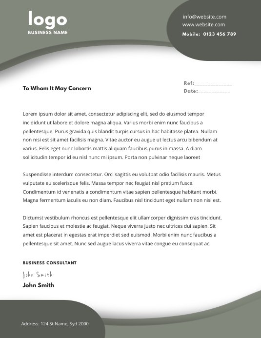 company letterheads designs Template | PosterMyWall