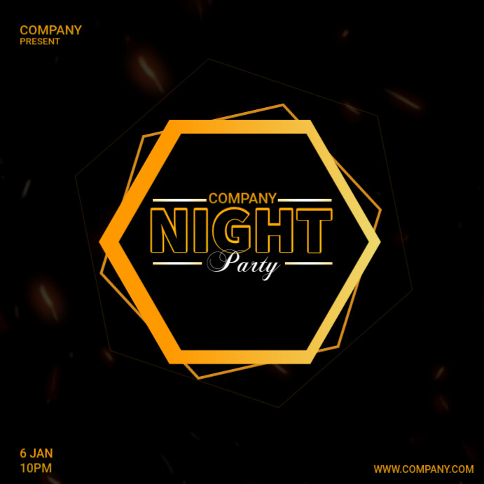 COMPANY NIGHT Template | PosterMyWall