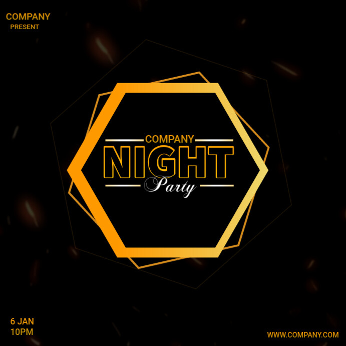 COMPANY NIGHT Template | PosterMyWall