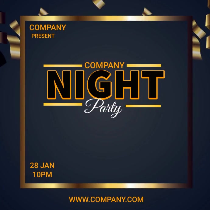 Copy of company night party | PosterMyWall