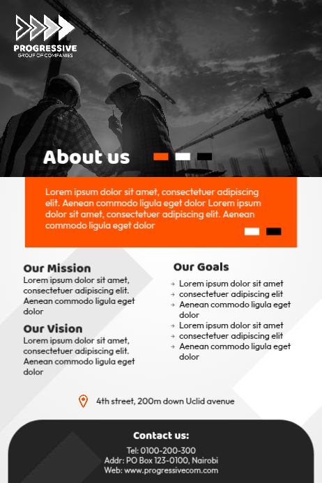 Company profile Template | PosterMyWall