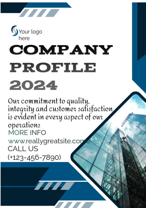 Company profile Template | PosterMyWall