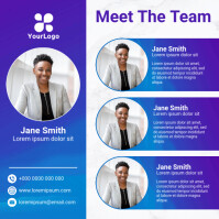 company employee profile Template | PosterMyWall