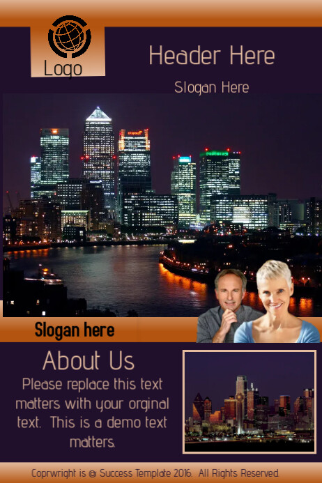 Company Website Template | PosterMyWall