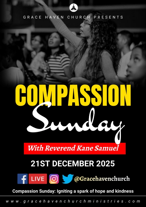 compassion sunday poster Template | PosterMyWall