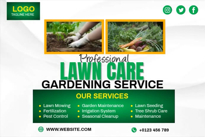 Complete Garden And Lawn Solutions Template | PosterMyWall