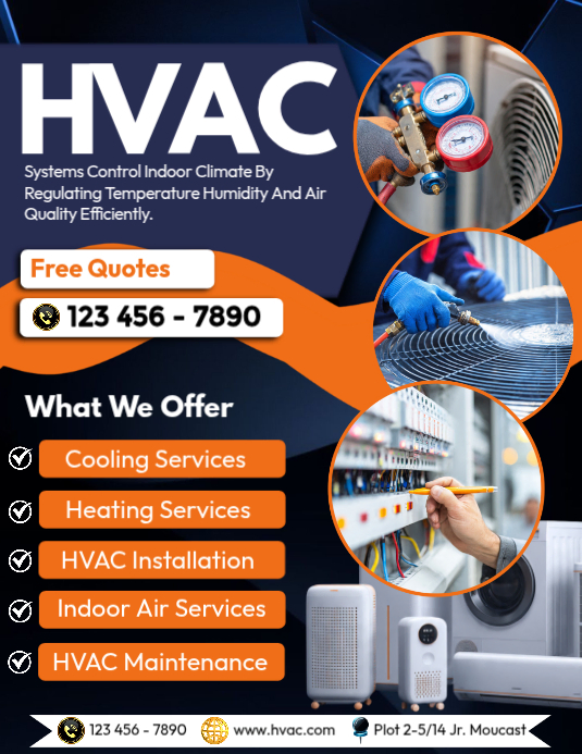 Complete HVAC Solutions You Trust Template | PosterMyWall
