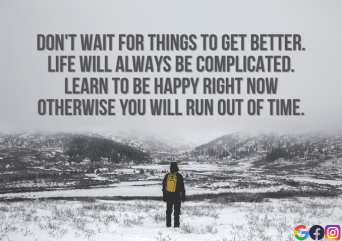 COMPLICATED AND TIME QUOTE TEMPLATE | PosterMyWall