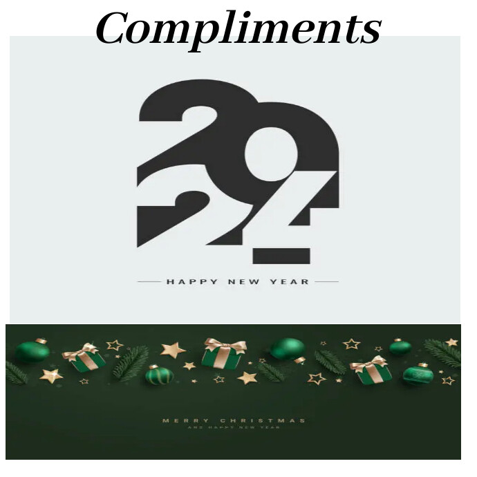 Compliments of the season logo design templat Template | PosterMyWall