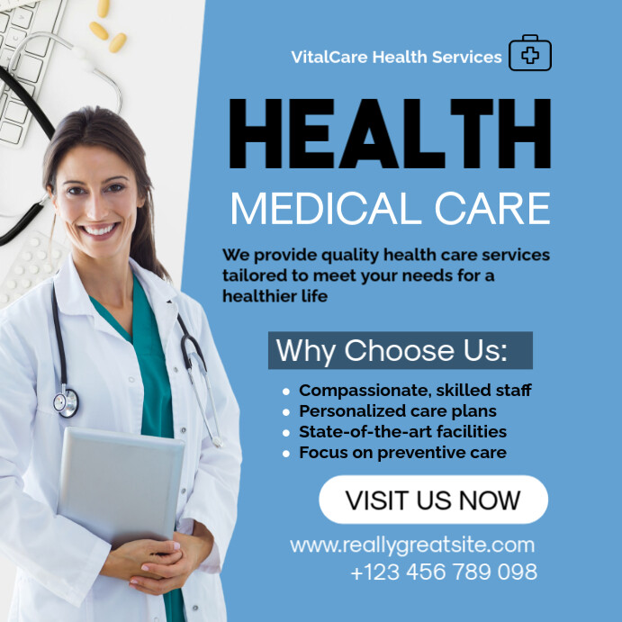 Copy of Comprehensive Health Care Services Poster | PosterMyWall