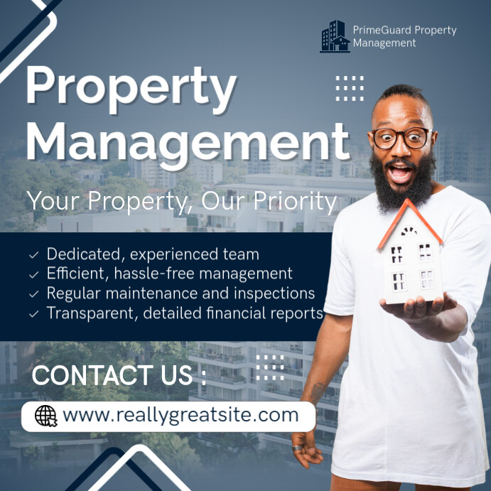 Comprehensive Property Management Services Poster Template | PosterMyWall