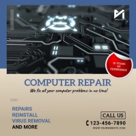 Laptop Repair Video Ad Template | PosterMyWall