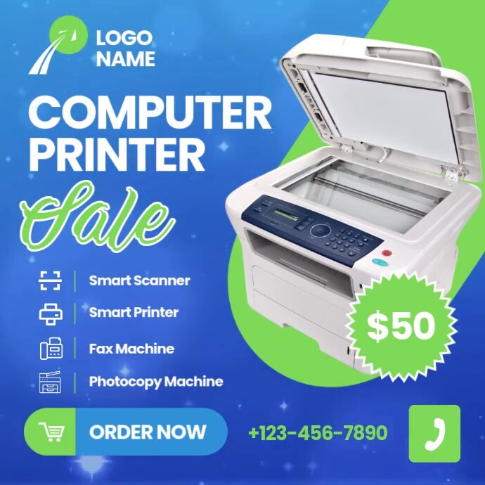 Computer Printer Sale Flyer Template | PosterMyWall