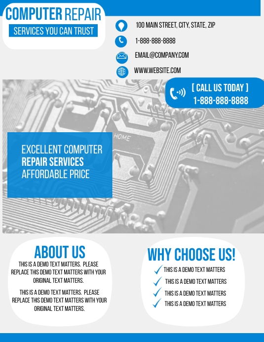 Copy of Computer Repair | PosterMyWall