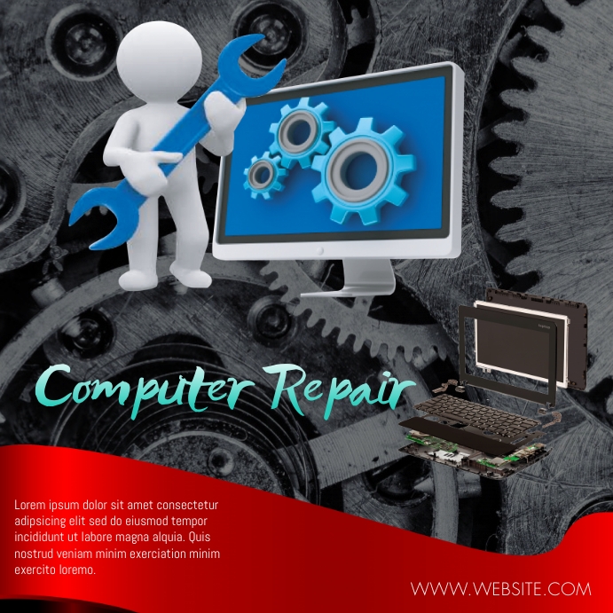 Copy of COMPUTER REPAIR | PosterMyWall
