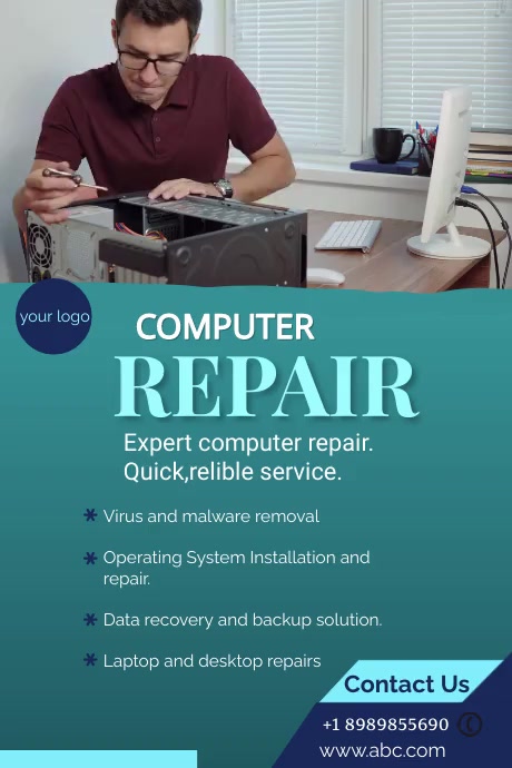 Computer Repair Flyer (Poster) Template | PosterMyWall