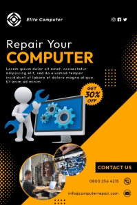 computer repair flyer template | PosterMyWall