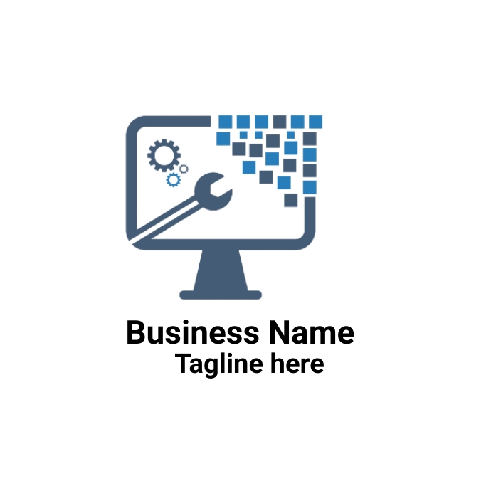 computer repair logo Template | PosterMyWall