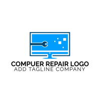 computer repair LOGO Template | PosterMyWall