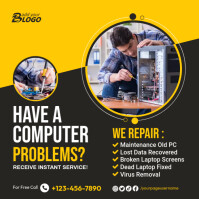 Computer Repair Service Ad Template | PosterMyWall