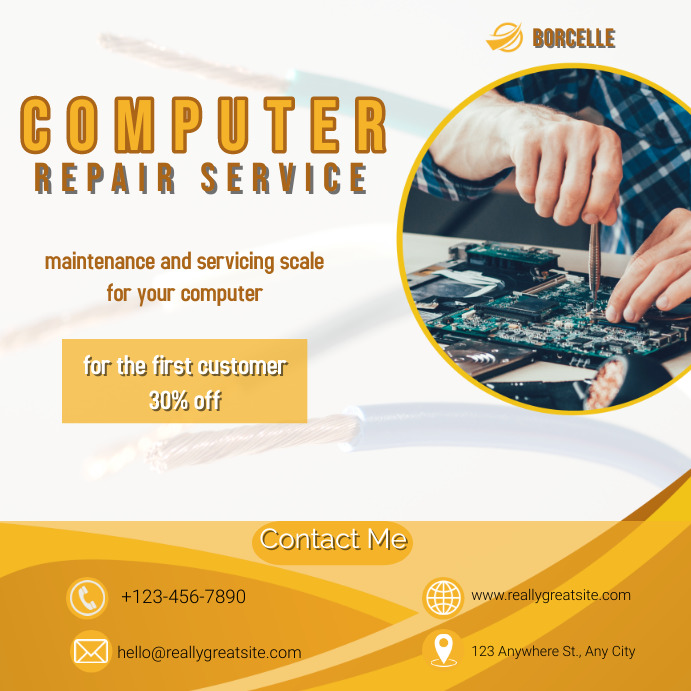 Copy of Computer Repair Service | PosterMyWall