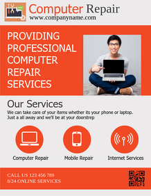 Customize Computer Repair Poster Templates | PosterMyWall