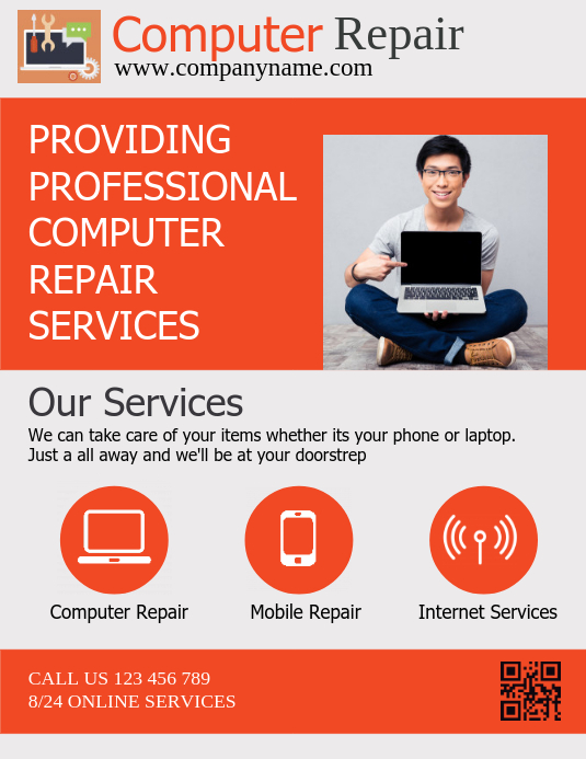 Copy of Computer Repair Service | PosterMyWall