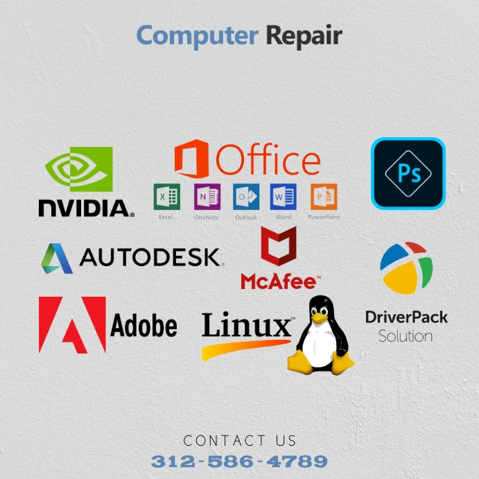 Computer repair services Instagram post Template | PosterMyWall
