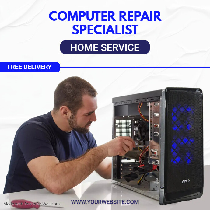 computer repair11 Template | PosterMyWall
