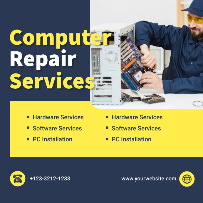 computer repair8 Template | PosterMyWall
