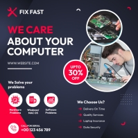 Computer repair fix instagram template | PosterMyWall