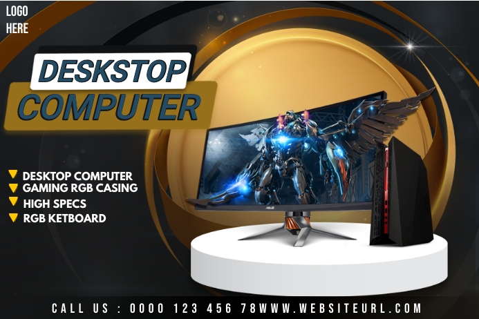Computer Setup Ads Template | PosterMyWall