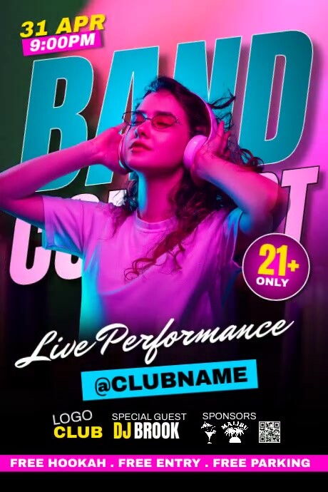 Modèle Concert Ads | PosterMyWall